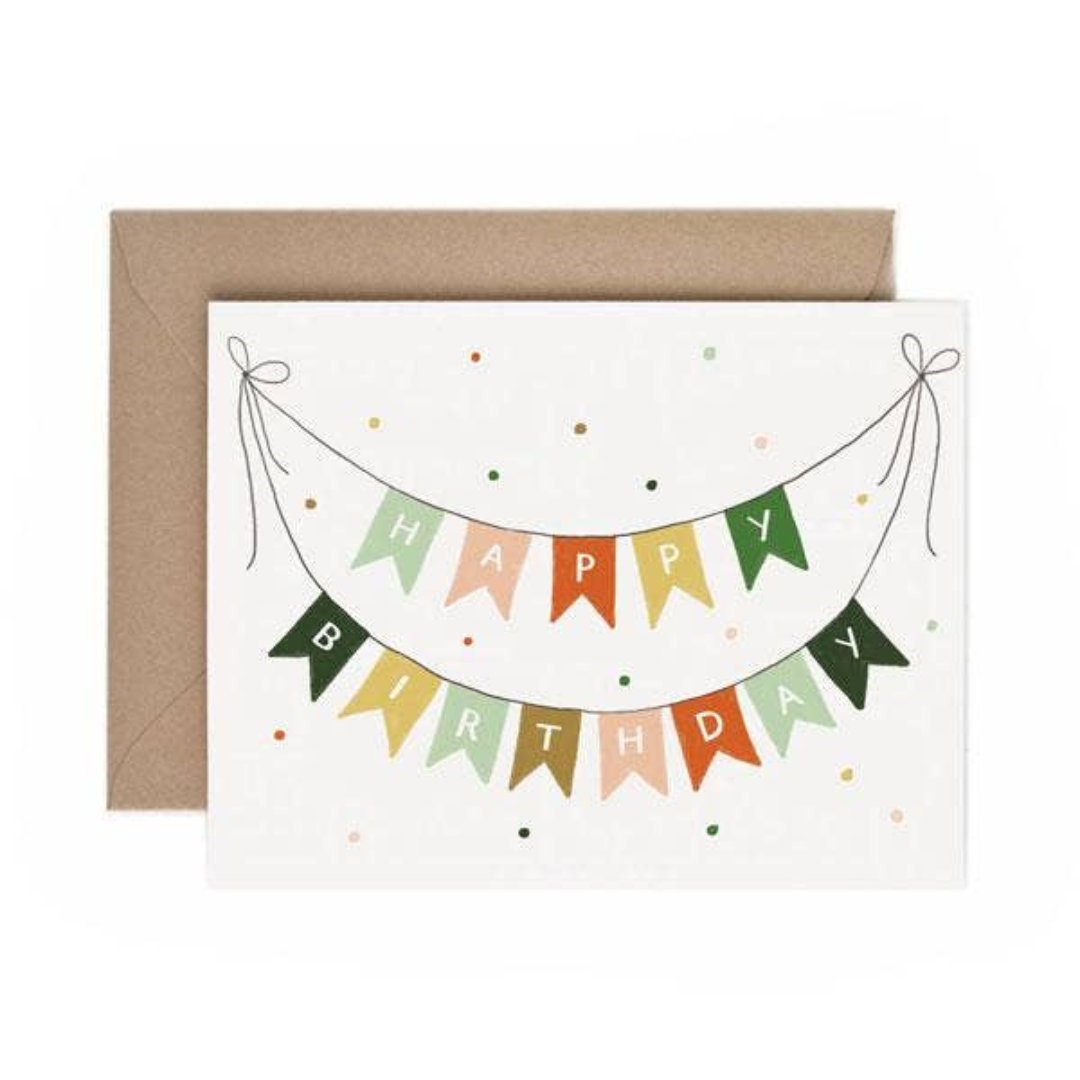 Birthday Banner Birthday Card (Box set of 8) – Emerson and Friends