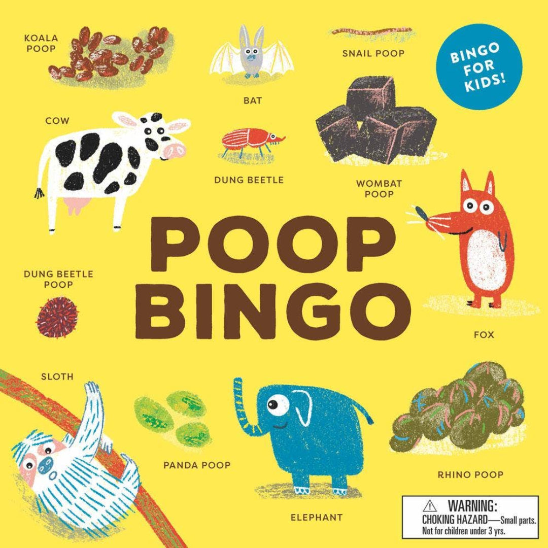 Poop Bingo – Emerson and Friends