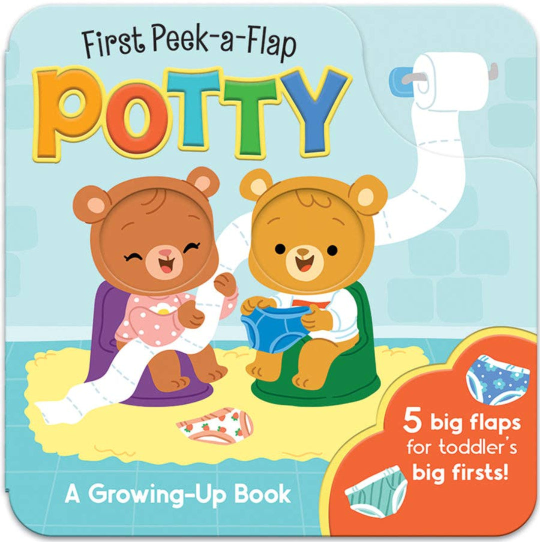 Potty (First Peek-a-Flap) Board Book – Emerson and Friends